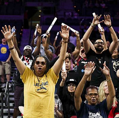 Plum scores 17 in the fourth; Aces rally, beat Sparks 92-86 - Las Vegas ...