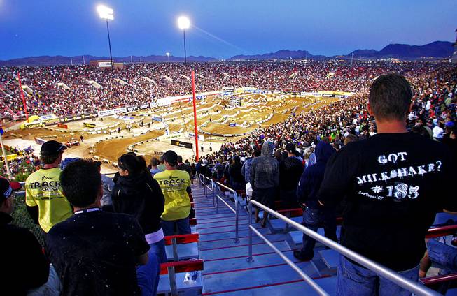 Sam Boyd Stadium Through the Years - Fans pack Sam Boyd Stadium for the ...