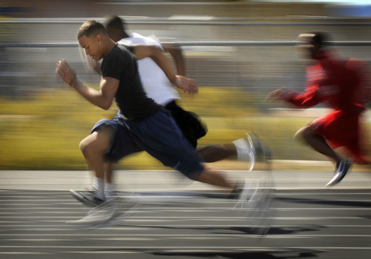 Nomadic sprinter finds sweet home on Liberty's track - Las Vegas Sun News