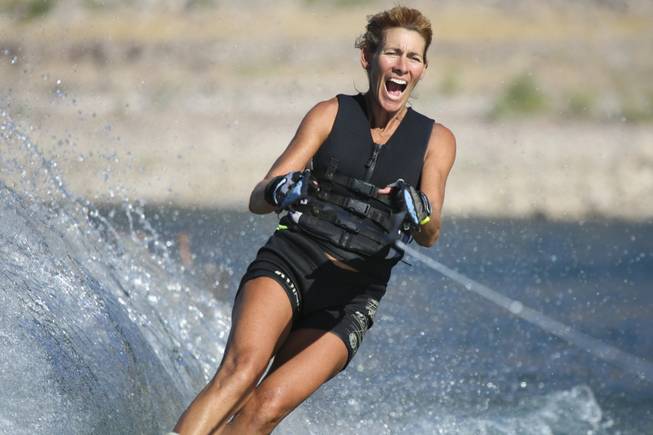 Lori Dunsmore - Lori Dunsmore, 51, laughs while training Monday at Lake ...