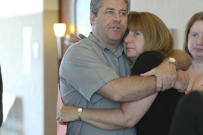 Ezekiel Williams sentencing - Barbara Privett receives a hug from her ...