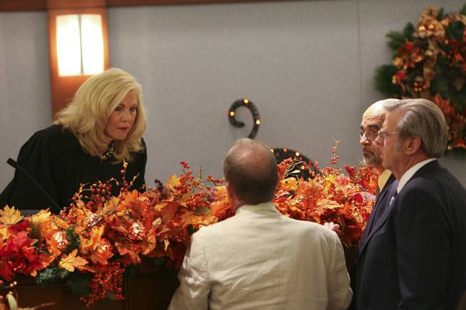 Karla Burton - Justice of the Peace Nancy Oesterle speaks to, from left ...