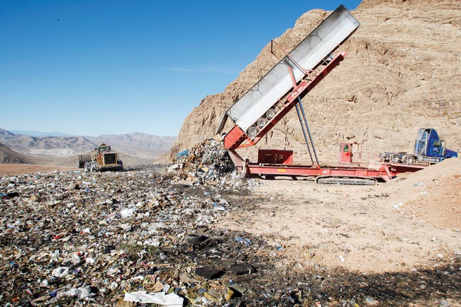 Mountains of garbage: Southern Nevada landfill is nation's largest ...