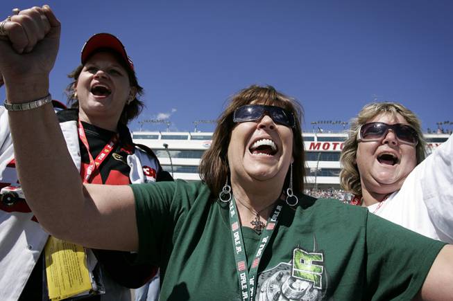NASCAR Sunday - Terry Duncan, from left, of Olympia, Washington ...