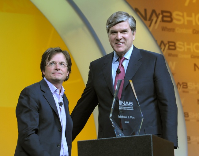 Michael J. Fox honored as broadcasters outline industry’s future - Las ...