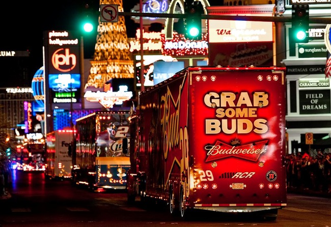 NASCAR hauler parade to interrupt traffic on Strip - Las Vegas Sun News