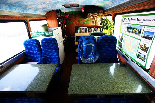 The Big Green Bus - The inside of the bus is seen as the Big ... -