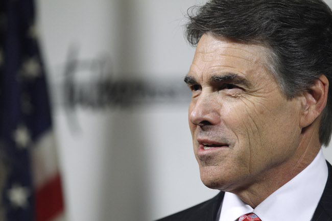 Rick Perry gets most coveted Nevada caucus endorsement: Gov. Brian ...