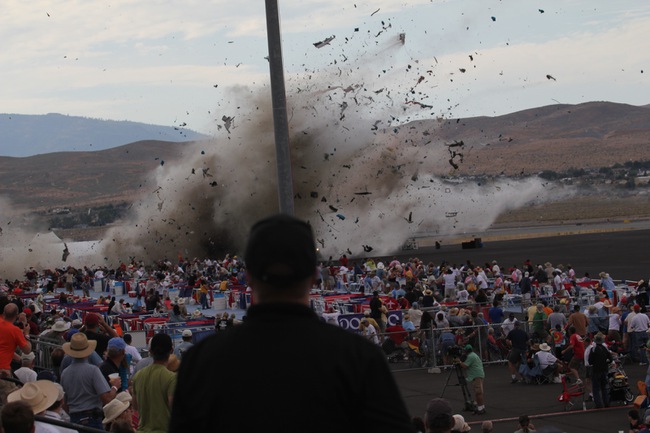 At least 3 killed, 56 injured when plane crashes at Reno air race - Las ...