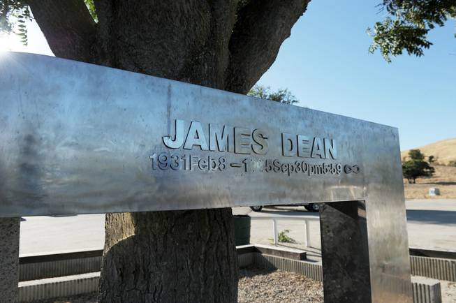 56th Anniversary of James Dean's Death - The James Dean memorial on ...