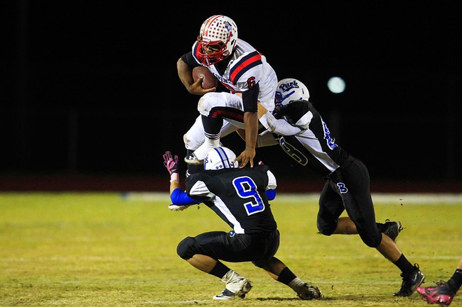 Liberty remains undefeated in league play with 56-21 win over Basic ...