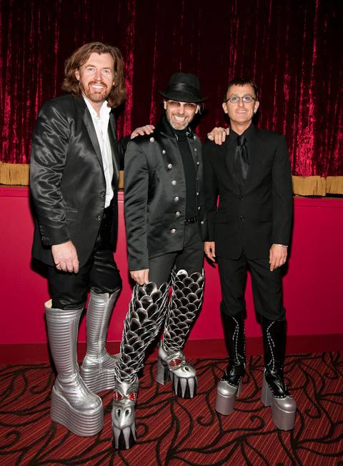 Celebrities and VIPs in KISS Boots - Cast members of "The Australian ...
