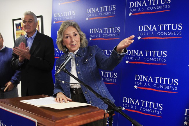 Dina Titus announces Congressional run, setting up primary against ...