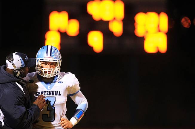 Desert Oasis vs. Centennial - Centennial quarterback Austin Turley gets ...