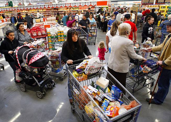 WinCo Foods Opens New Stores - Shoppers make their way through the ...