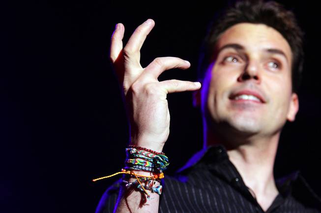 Frankie Moreno at the Stratosphere - Frankie Moreno performs at the ...