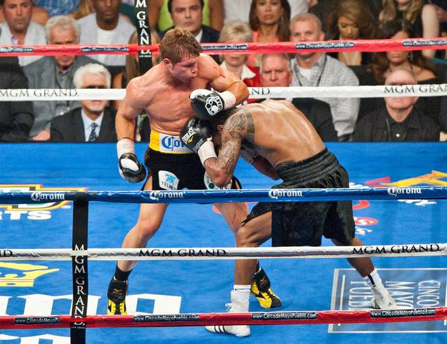 Saul Alvarez vs. Shane Mosley at MGM Grand - Saul "Canelo" Alvarez vs ...