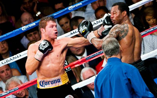 Saul Alvarez vs. Shane Mosley at MGM Grand - Saul "Canelo" Alvarez vs ...