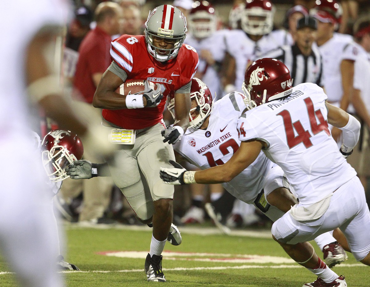 Caleb Herring's debut at receiver a bright spot in UNLV's third ...