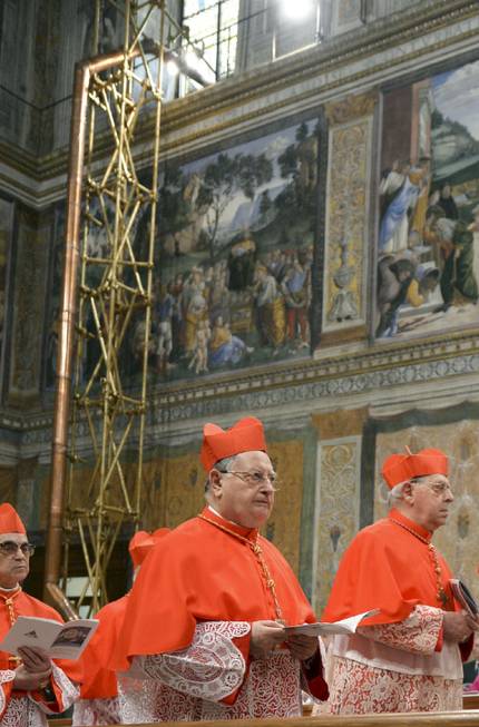 Vatican Conclave - In this picture released by the Vatican newspaper L ...
