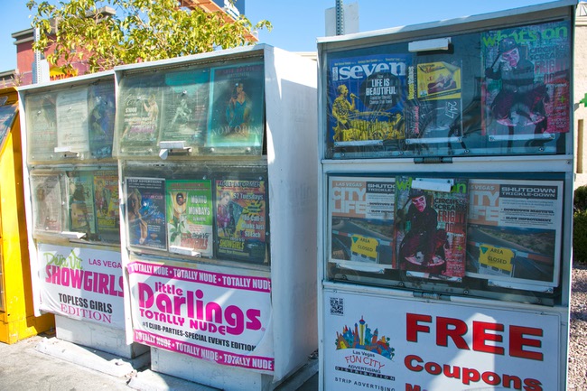 Proposed news rack ban on Strip scheduled for consideration Tuesday ...