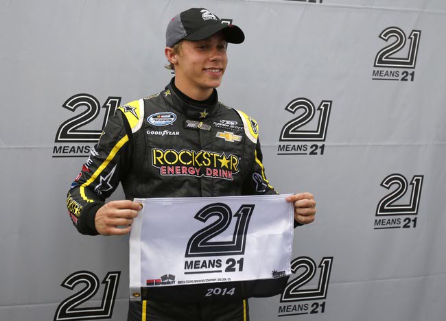 Young local driver Dylan Kwasniewski off to fast start in Nationwide ...