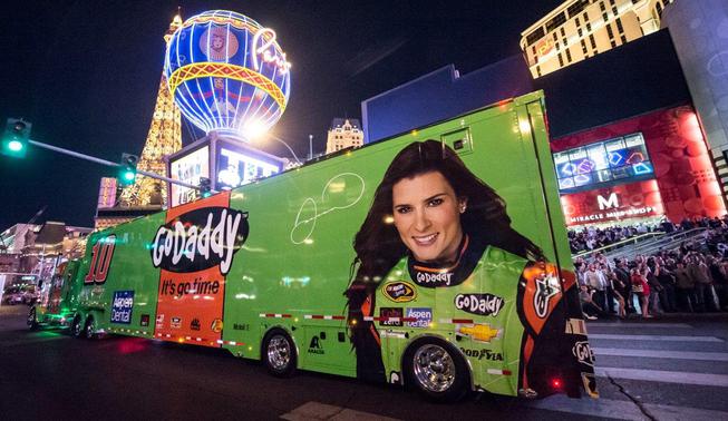 2014 NASCAR: Hauler Parade on the Strip - The 2014 NASCAR Hauler Parade ...