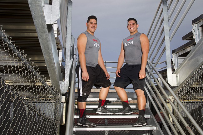 Being big will pay big dividends for twins on Las Vegas High’s ...