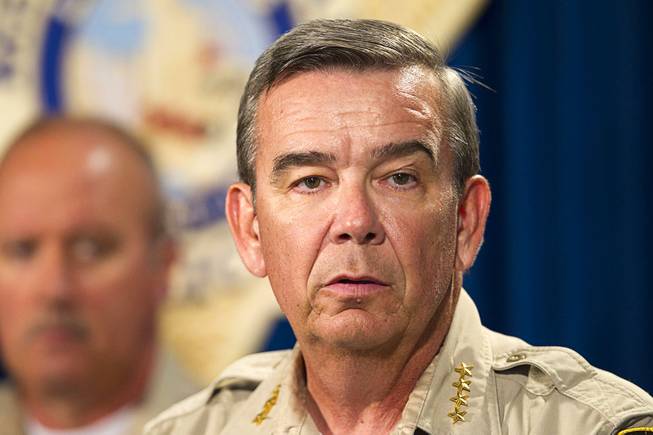 Metro Officers Slain: 6/8/14 - Clark County Sheriff Doug Gillespie ...