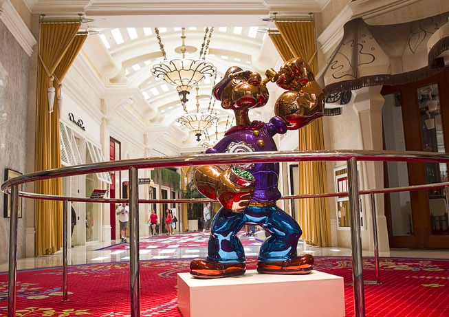 Popeye at Wynn - A Popeye sculpture is displayed in the Wynn Esplanade ...