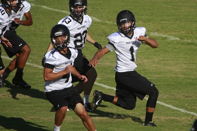 Palo Verde Football First Official Practice - Palo Verde quarterback ...