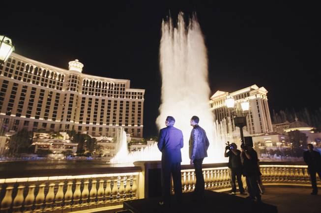 Bellagio Fountains and Tiësto Debut Show - Randy Morton, president and ...