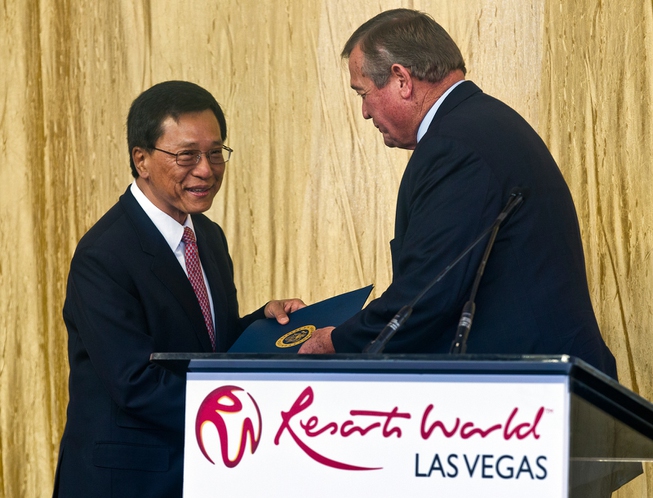 Groundbreaking of Resorts World - Malaysia-based Genting Group CEO K.T ...
