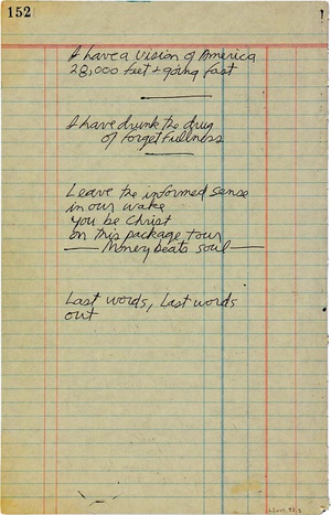Jim Morrison poem found in Paris hotel room being auctioned - Las Vegas ...