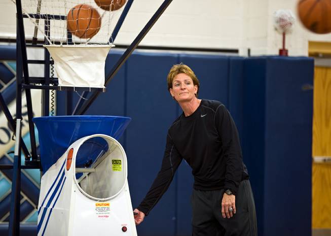 Photograph : Centennial Girls BBall Coach Karen Weitz