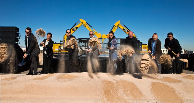 Groundbreaking of UFC Headquarters - The UFC hosts an official ...
