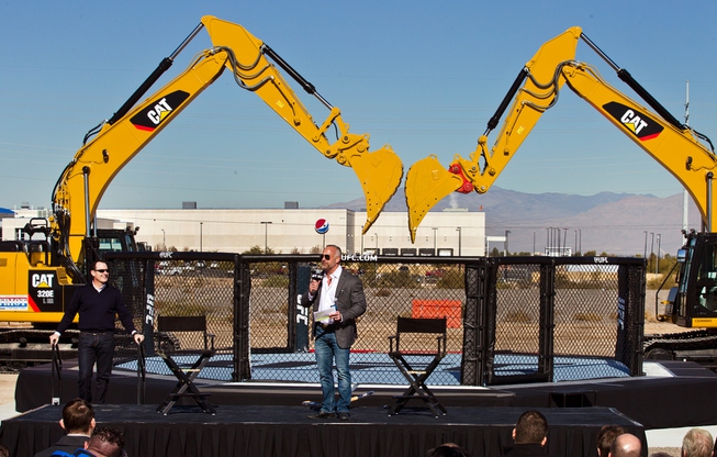Groundbreaking of UFC Headquarters - UFC Chairman & CEO Lorenzo ...