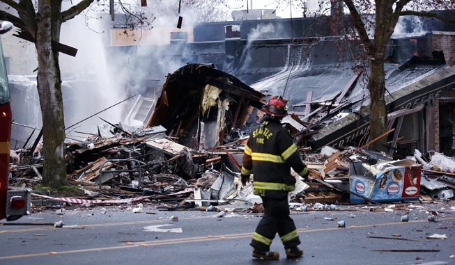 Seattle explosion levels buildings, injures firefighters - Las Vegas ...