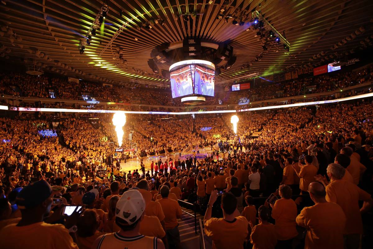 Stephen Curry leads Warriors past Rockets in playoff opener - Las Vegas ...