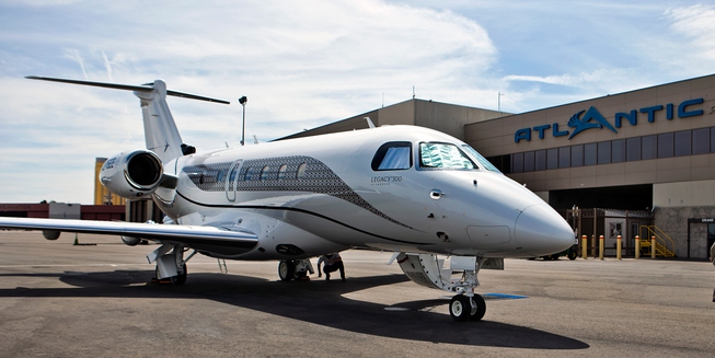 Embraer New Legacy 500 Jet - Brazilian airplane manufacturer Embraer ...