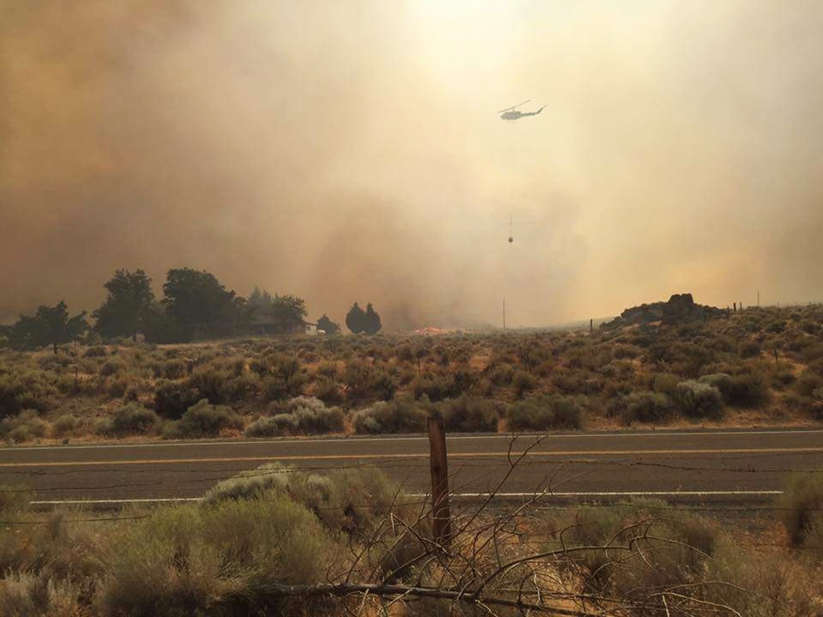 Evacuation lifted in town near 78-square-mile fire in Northern Nevada ...