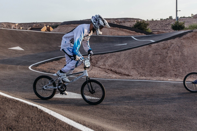 Whitney Mesa BMX - Local racers practice at the Whitney Mesa BMX track ...