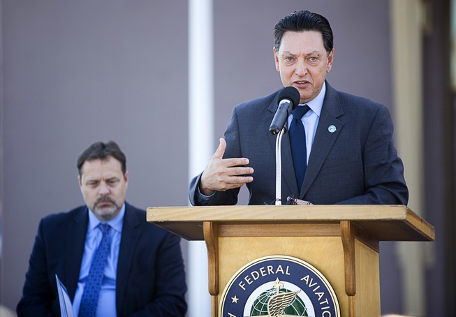 FAA Facility Dedicated at Airport - Mike Perrone, president of the ...