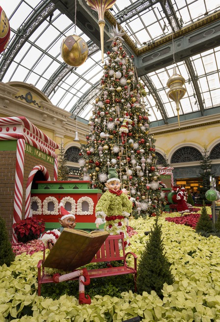 Bellagio Conservatory Holiday Display - The annual holiday display is ...