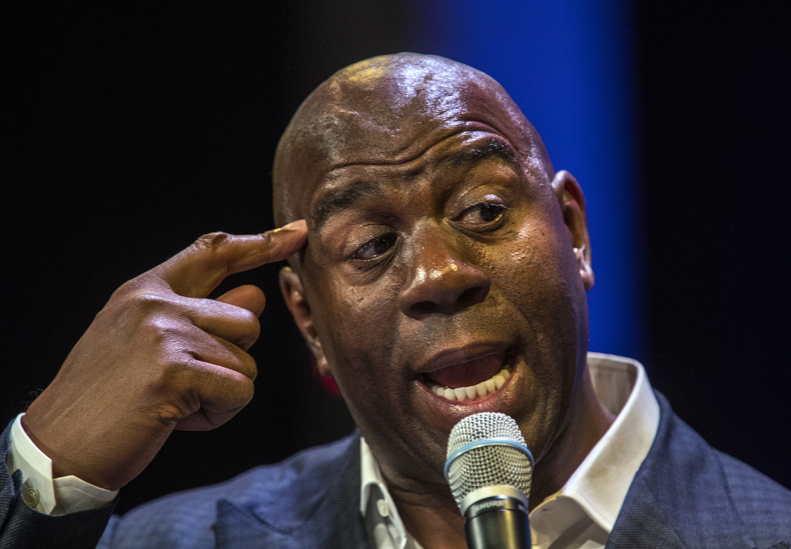 Magic Johnson at G2E - Las Vegas Sun News