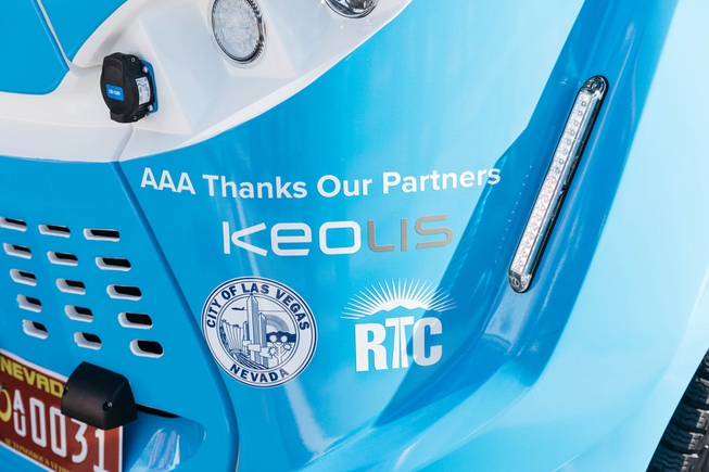 Self-driving shuttle - The city of Las Vegas teamed with AAA Northern ...