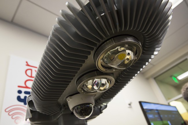 Photograph : Soofa Digital Smart Signs in Las Vegas - Las Vegas Sun News