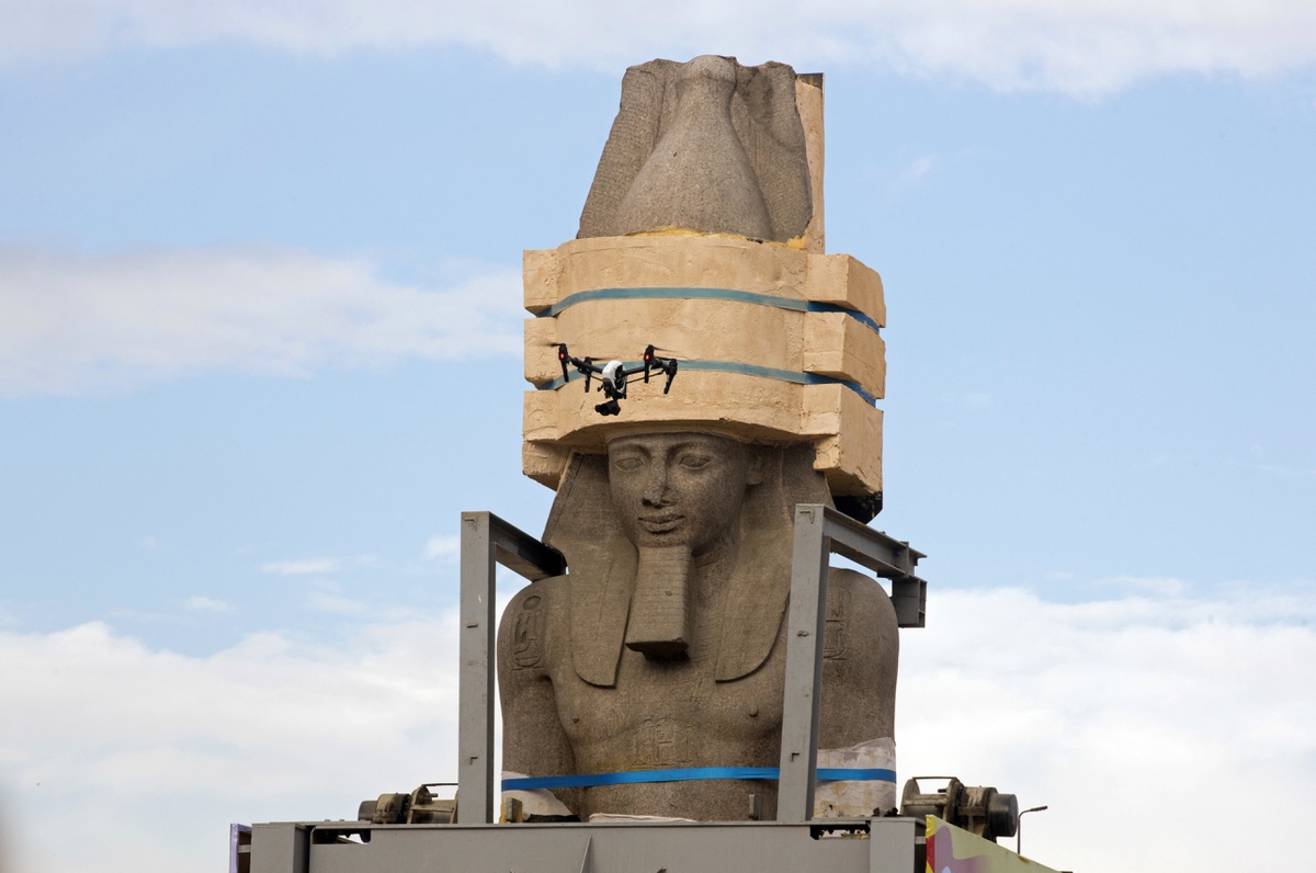 Egypt places colossus of Ramses II in atrium of new museum - Las Vegas ...