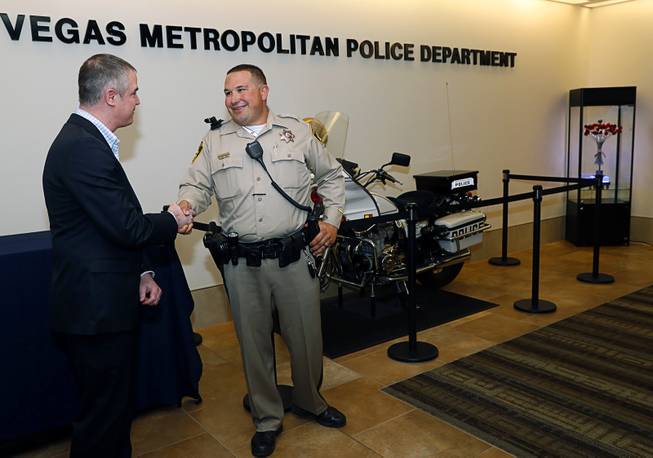 Photograph : Metro Police Unveils Art - Las Vegas Sun News