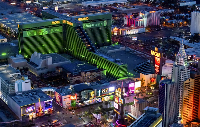 The Strip from Above - An aerial view of the MGM Grand. - Las Vegas Sun ...